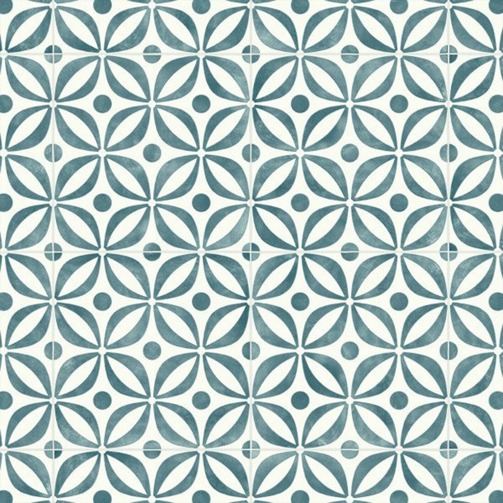 Blue Antique Diamonds Tile Style Comet Vinyl Flooring – More For Your ...