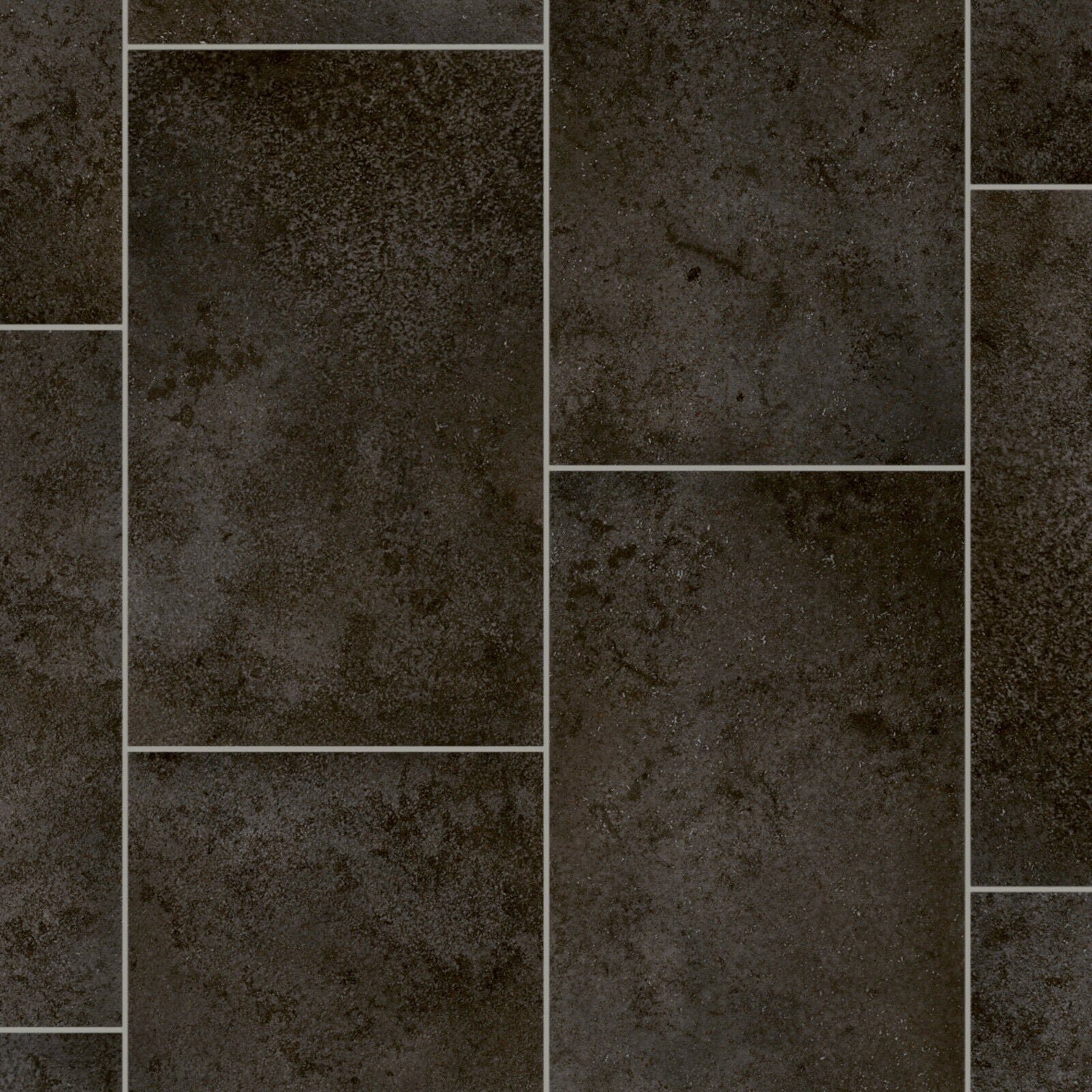 Dark Grey Stone Tile Style Primo Vinyl Flooring – More For Your Floor UK