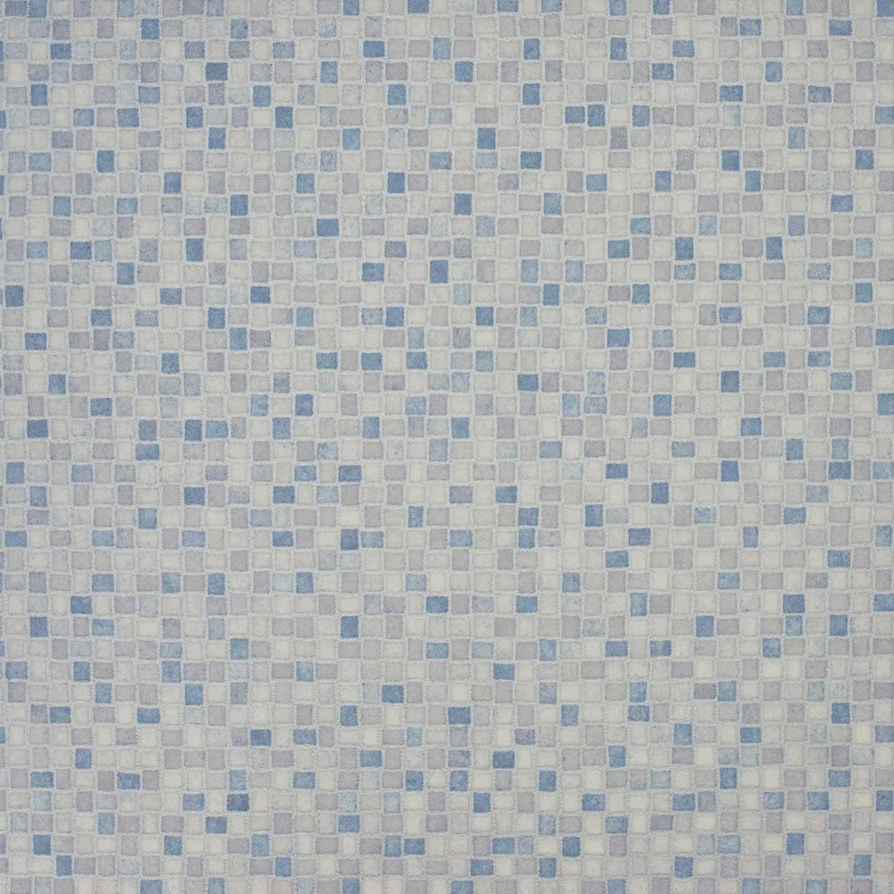 Light Blue Mosaic Tile Style Primo Vinyl Flooring – More For Your Floor UK